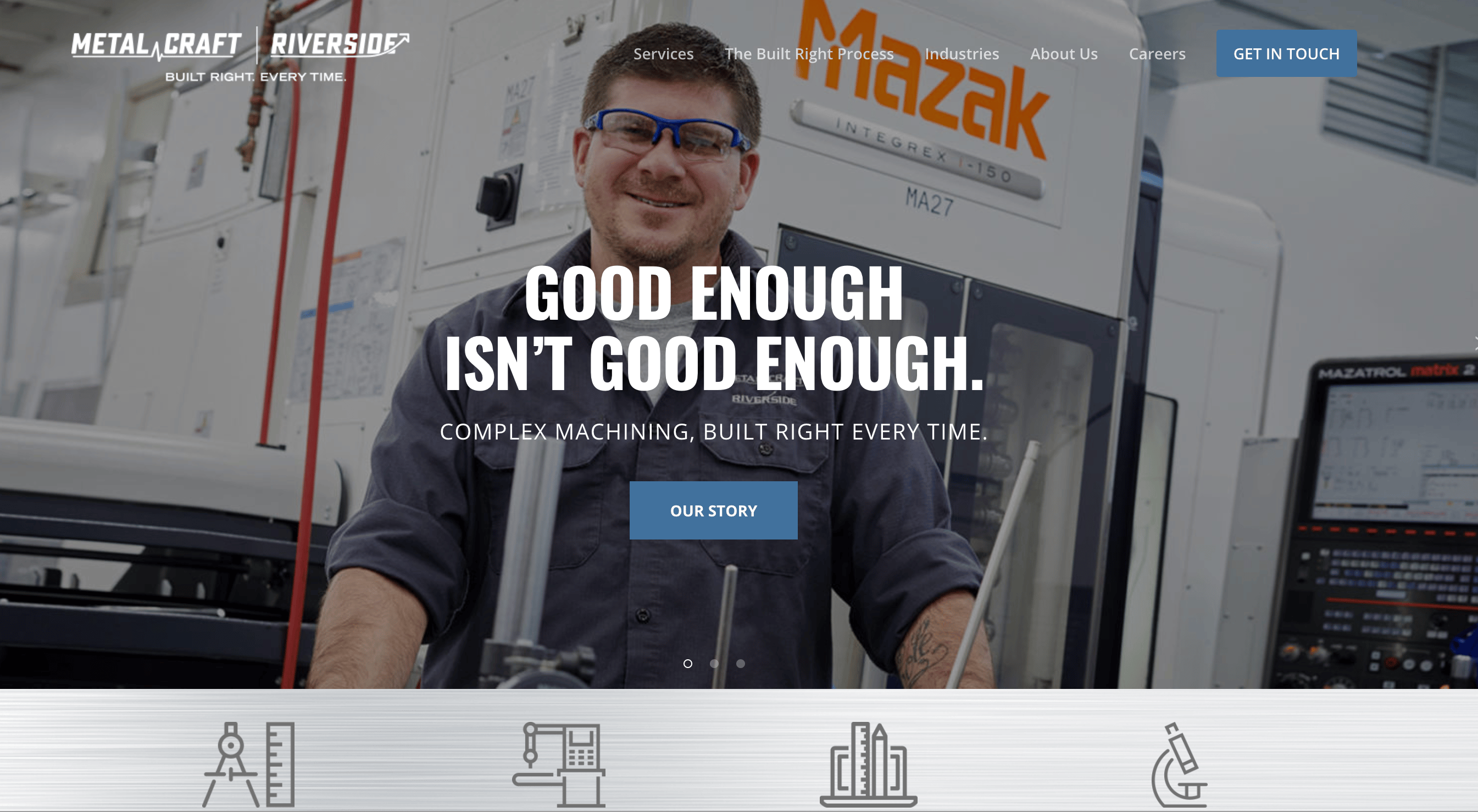 Industrial Website Design Examples For CNC Machine Shops