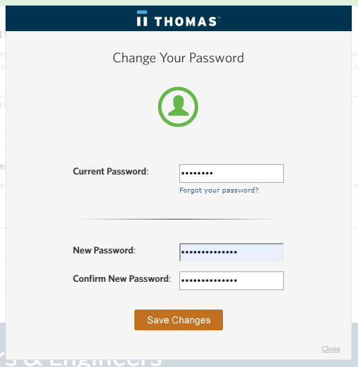 Learn How to Reset Password on Thomasnet.com